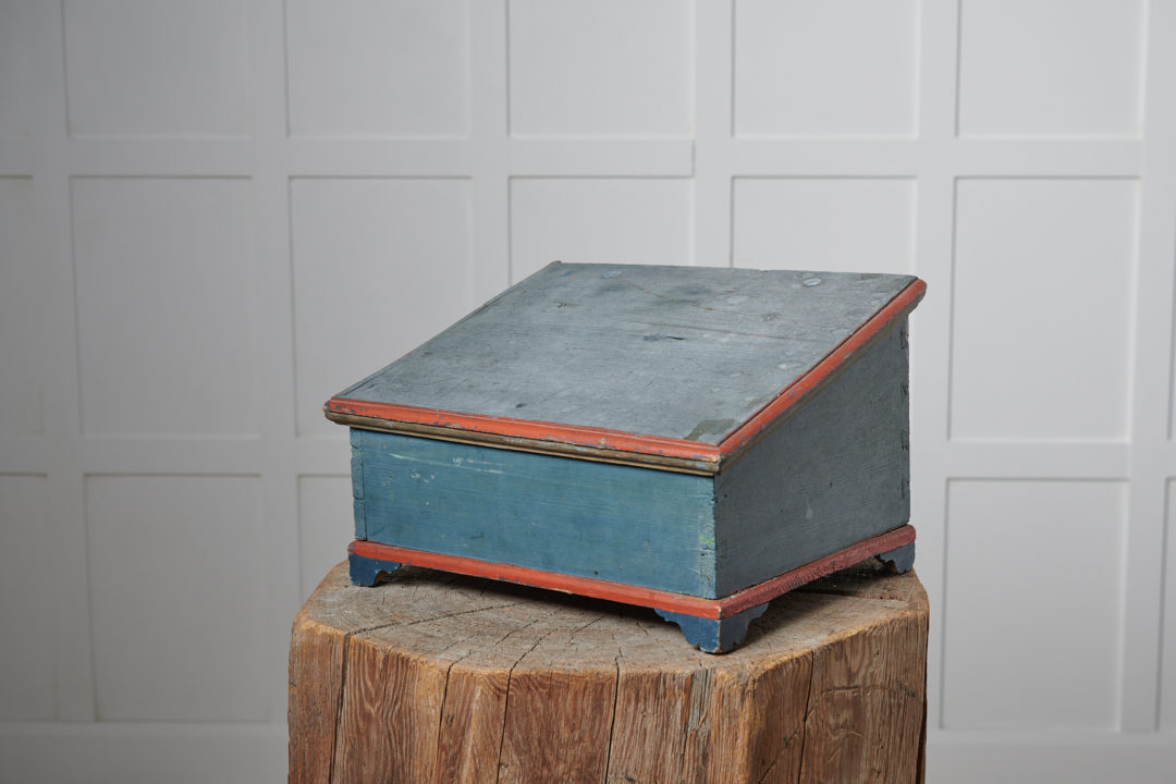 Rare Antique Blue Box - Frånö Antik